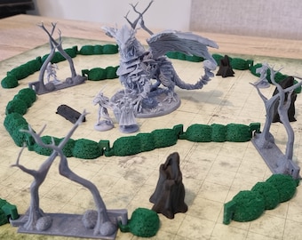 Cliff Slum House, Miniature Land Dungeons and Dragons Pathfinder Table ...