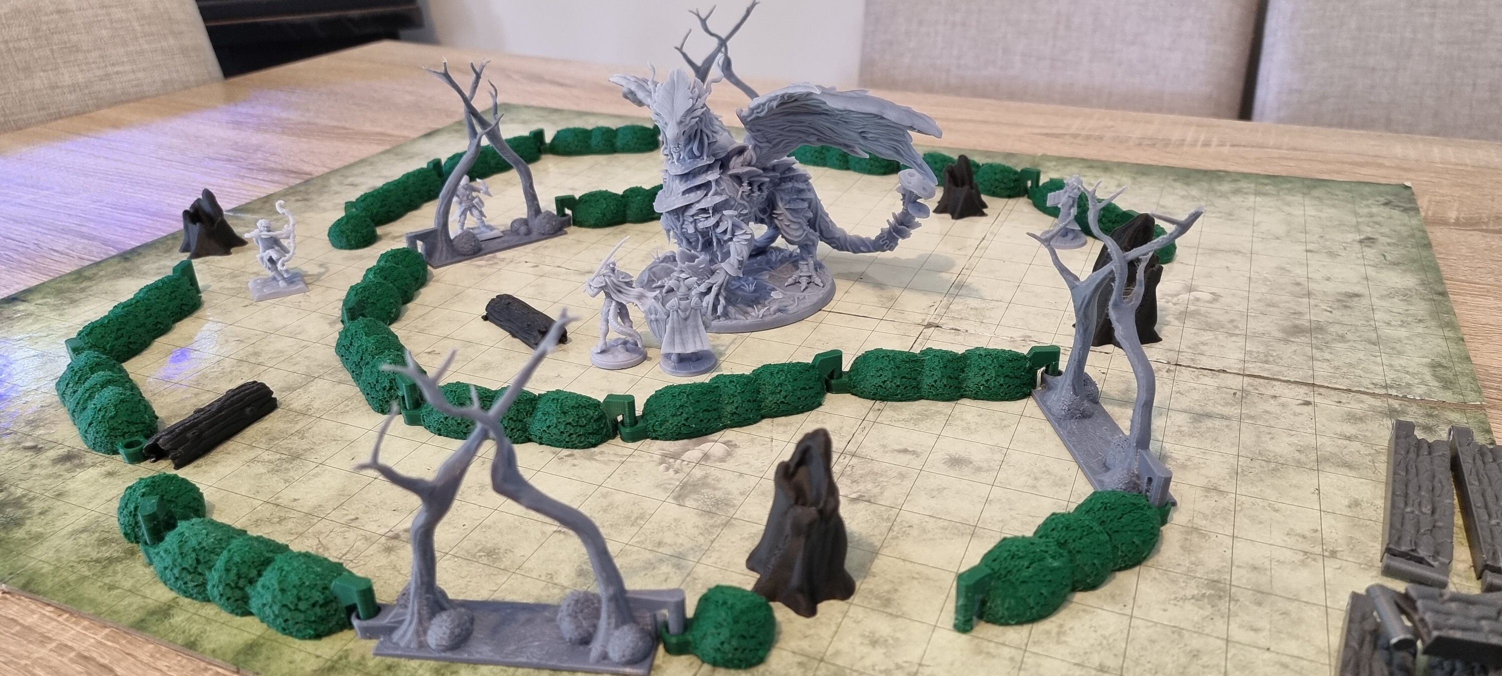 Modular Walls Dungeons and Dragons Pathfinder Table Top - Etsy