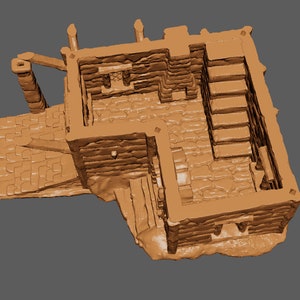 Cliff Slum House, Miniature Land | Dungeons and Dragons | Pathfinder ...