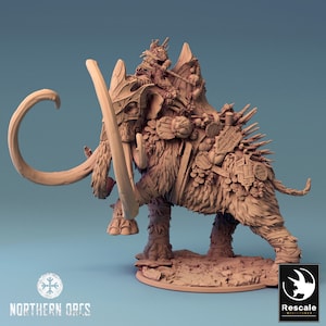 War Mammoth, Rescale Miniatures | Dungeons and Dragons | Pathfinder ...