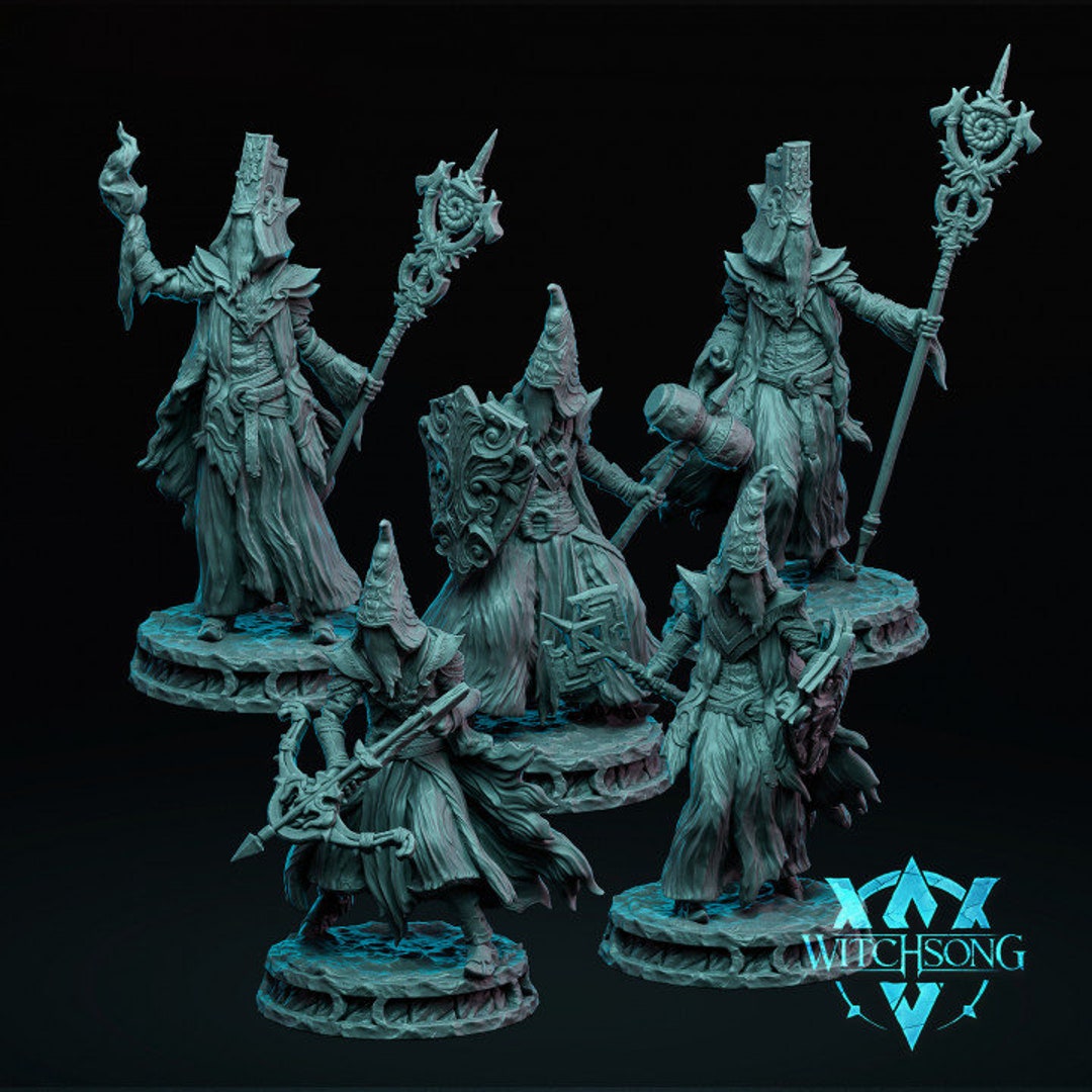 The Faceless Apostles, Witchsong Miniatures | Dungeons and Dragons ...