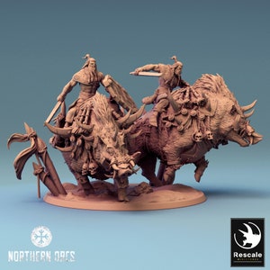 Hog Riders, Rescale Miniatures | Dungeons and Dragons | Pathfinder ...