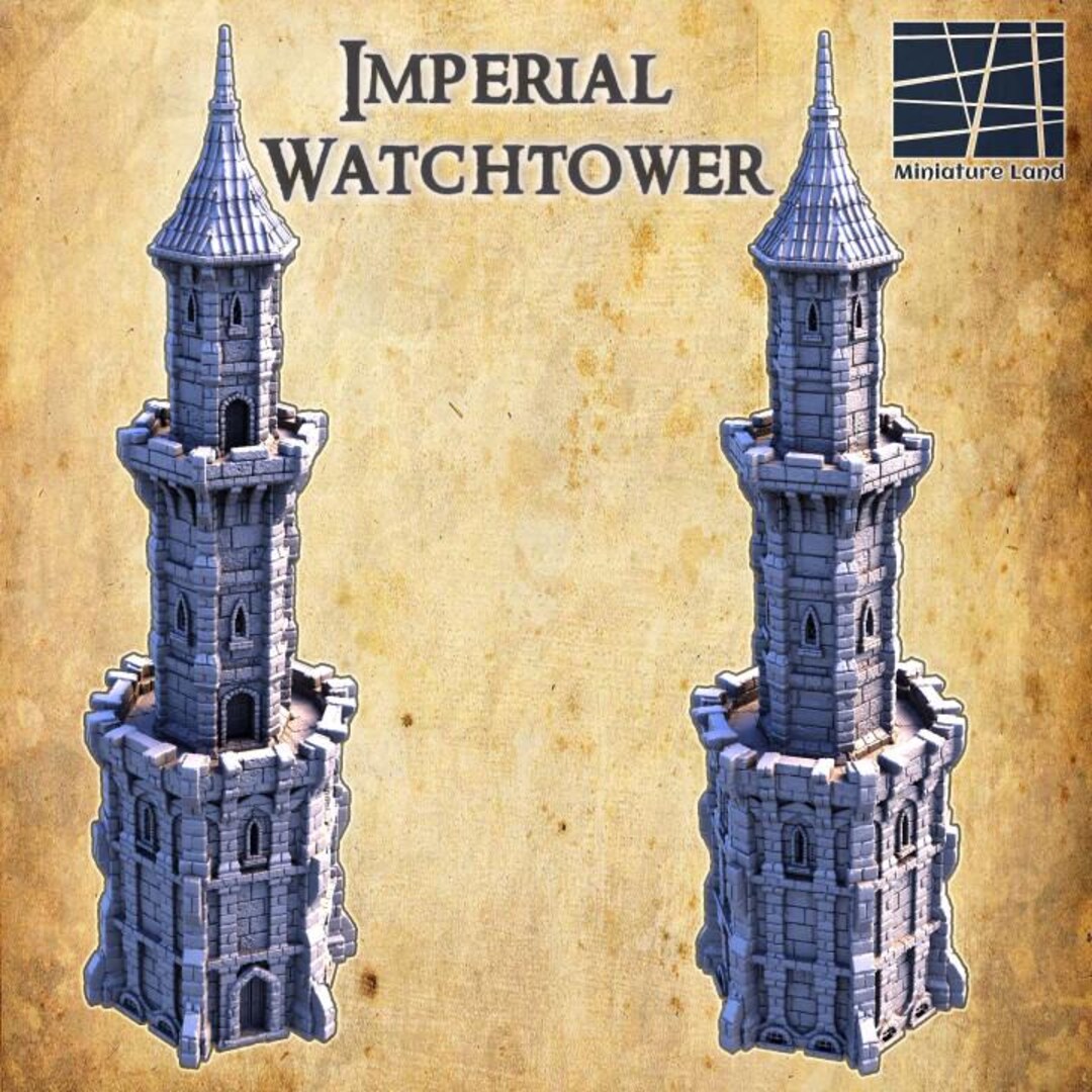Imperial Watchtower, Miniature Land | Dungeons and Dragons | Pathfinder ...