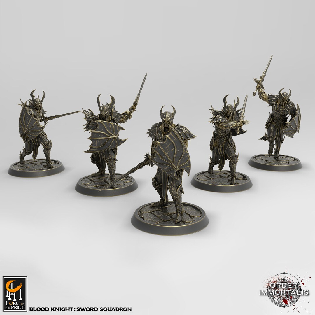 Blood Knight Longsword Squadron, Order Immortalis, Lord of the Print ...