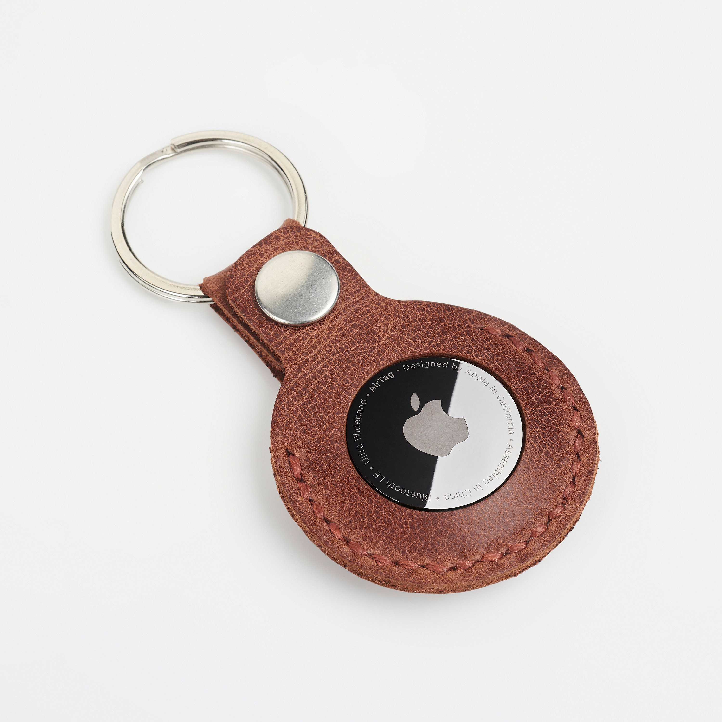 Personalized Leather AirTag Case Engraved AirTag Holder Custom AirTag ...