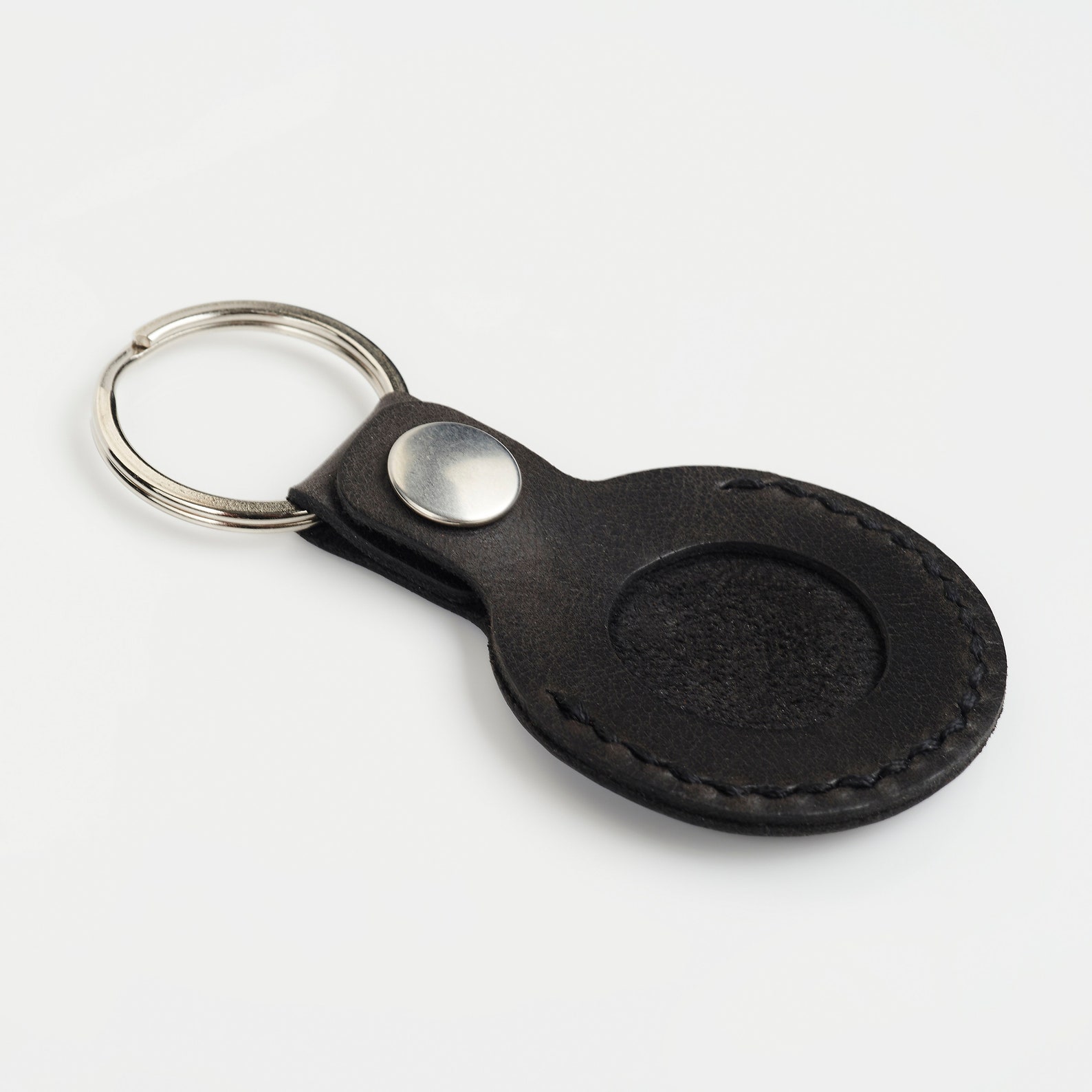 Personalized Leather AirTag Case Engraved AirTag Holder Custom AirTag ...