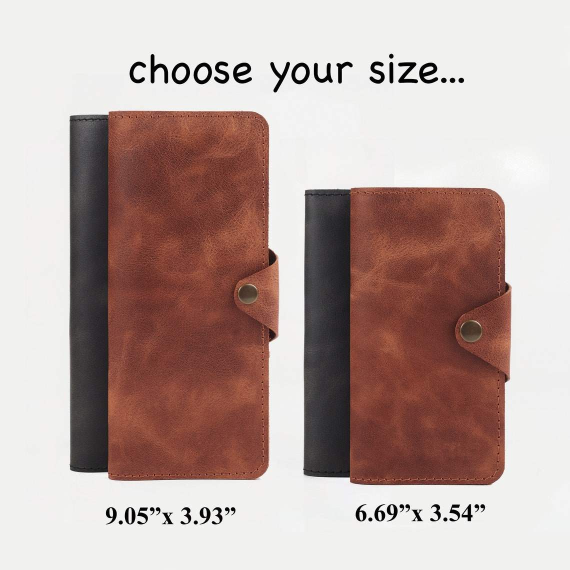 Personalized Leather Checkbook Cover, Customized Checkbook Wallet ...