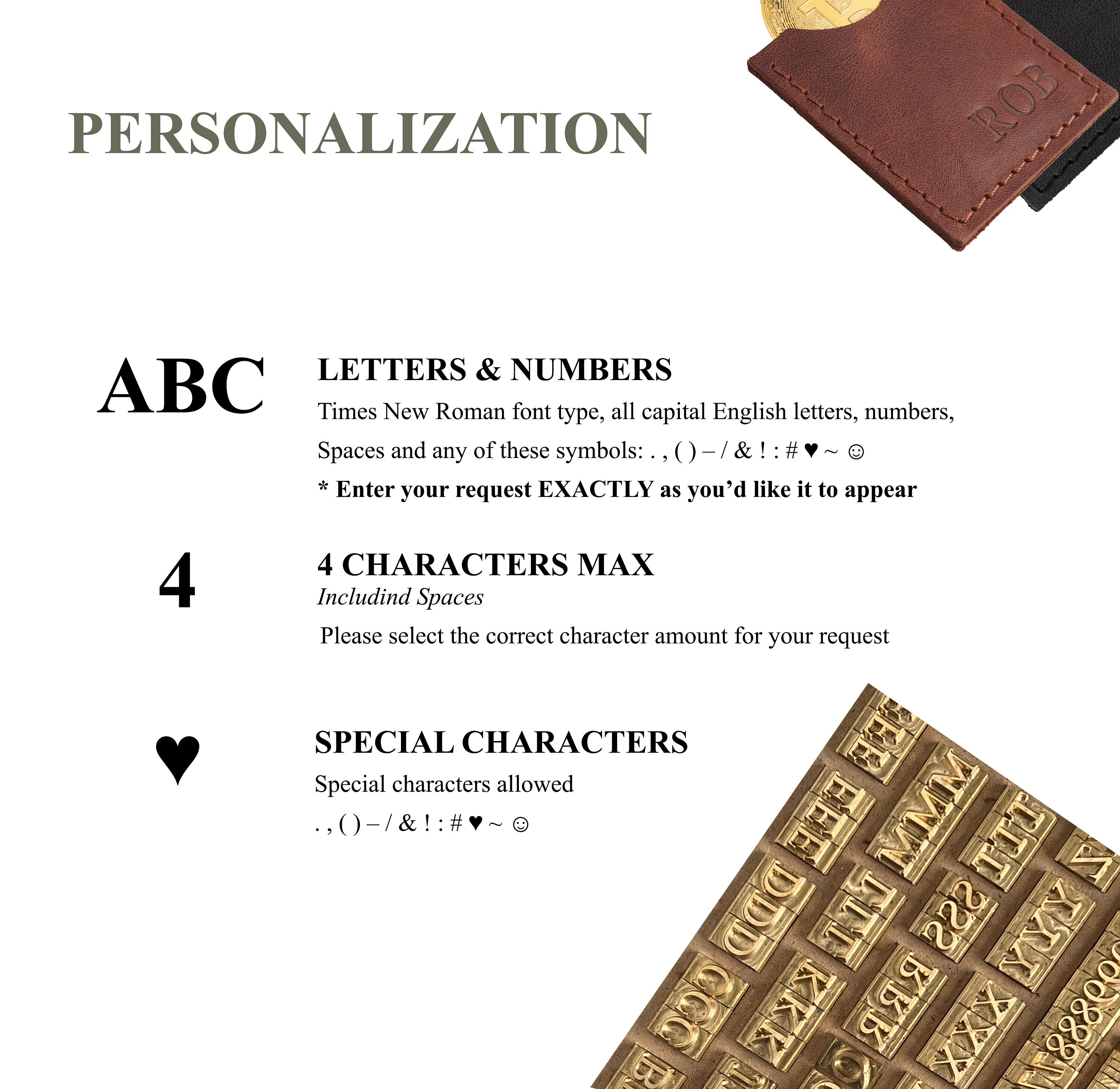 Personalized Leather Coin Slip, Custom EDC Challenge Coin Case, Lucky ...