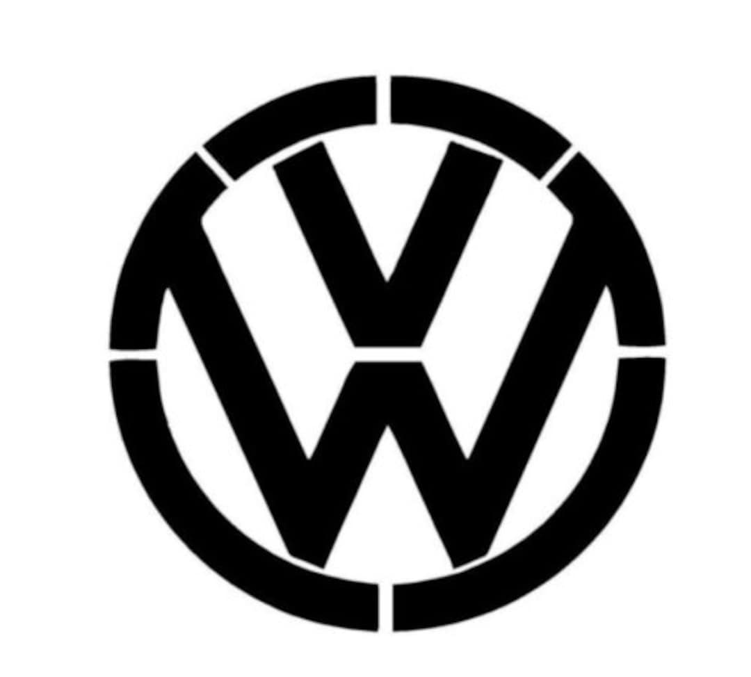 VW Logo Stencil Reusable 125 Micron Flexible Mylar - Etsy UK