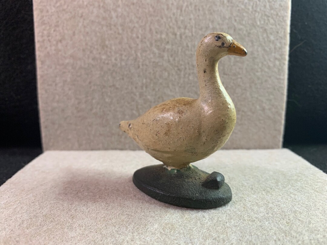 Painted Iron Goose Toy Miniature Circa 1910 - Etsy