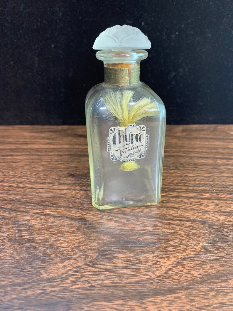Rare Vintage Vantine's Chypre Perfume Bottle Antique With Crystal ...
