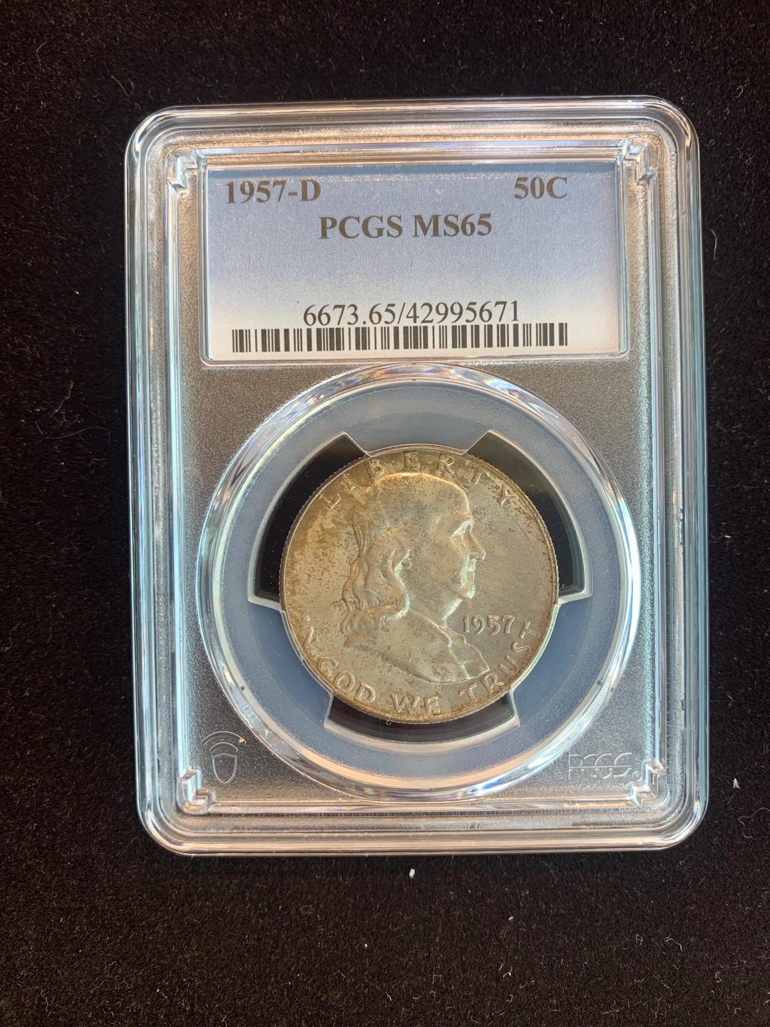 1957 D 50c PCGS Ms65 Us Coin Uncirculated - Etsy