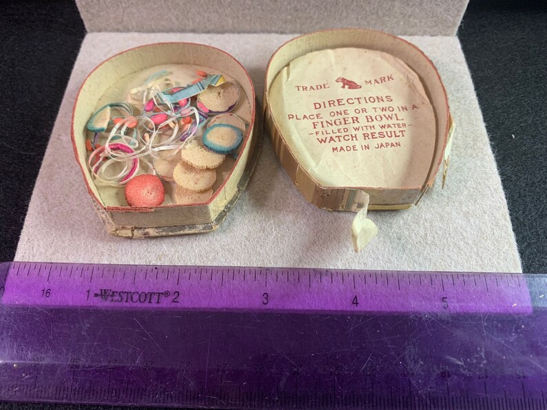 Rare Vintage Japanese Toy/ Ephemera/ Art Expanding Flowers - Etsy
