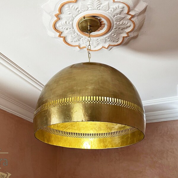 Brass Light Fixture - Etsy