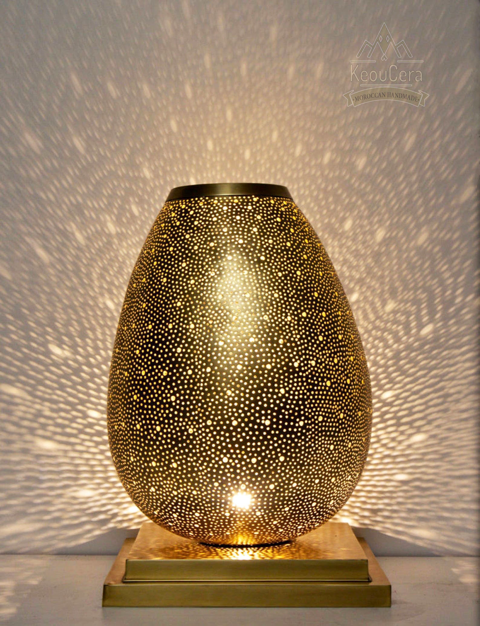 Moroccan Table Lamps, Moroccan Lamp Shade, Home Decor Lighting, Night ...