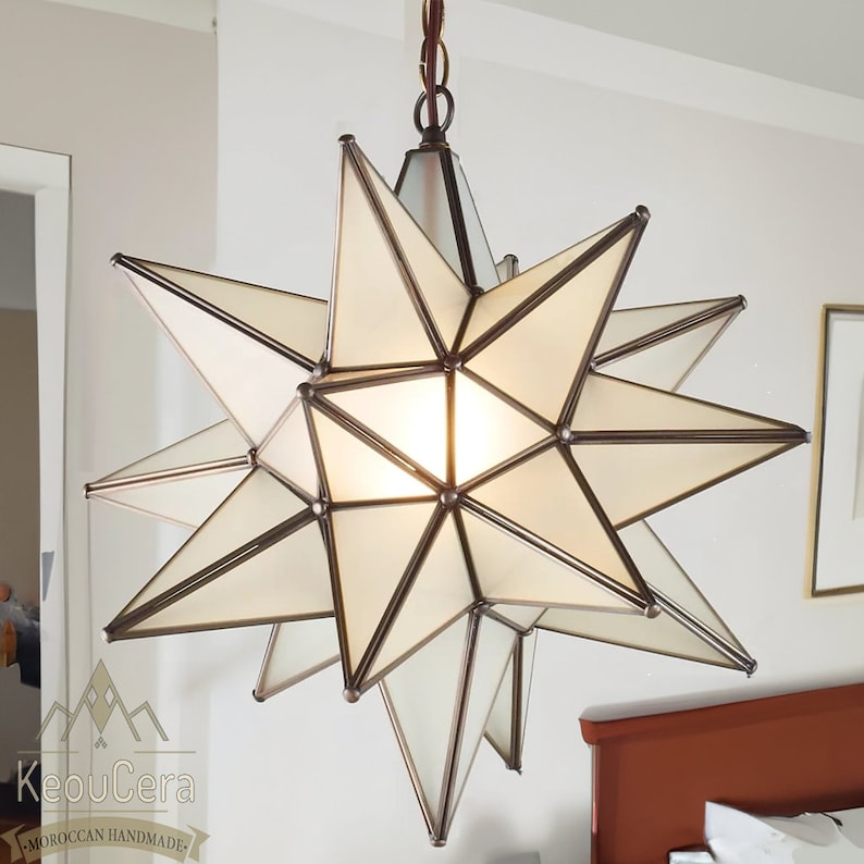 Milky Glass Light, White Glass Pendant Ceiling Lighting, Ceiling Lights ...