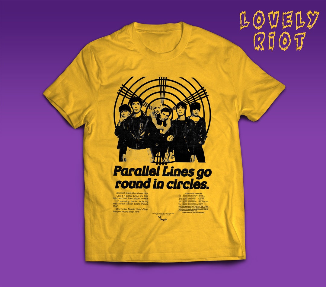 70s/80s NYC Punk & New Wave-inspired T-shirt – Retro Music Style ...