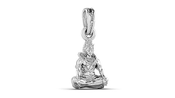 Sterling Silver God Shiva Pendant for Men & Women Pure Silver Bhagwan ...