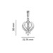 Sterling Silver Baba Guru Nanak/sikh Khanda Symbol Pendant for Men and ...