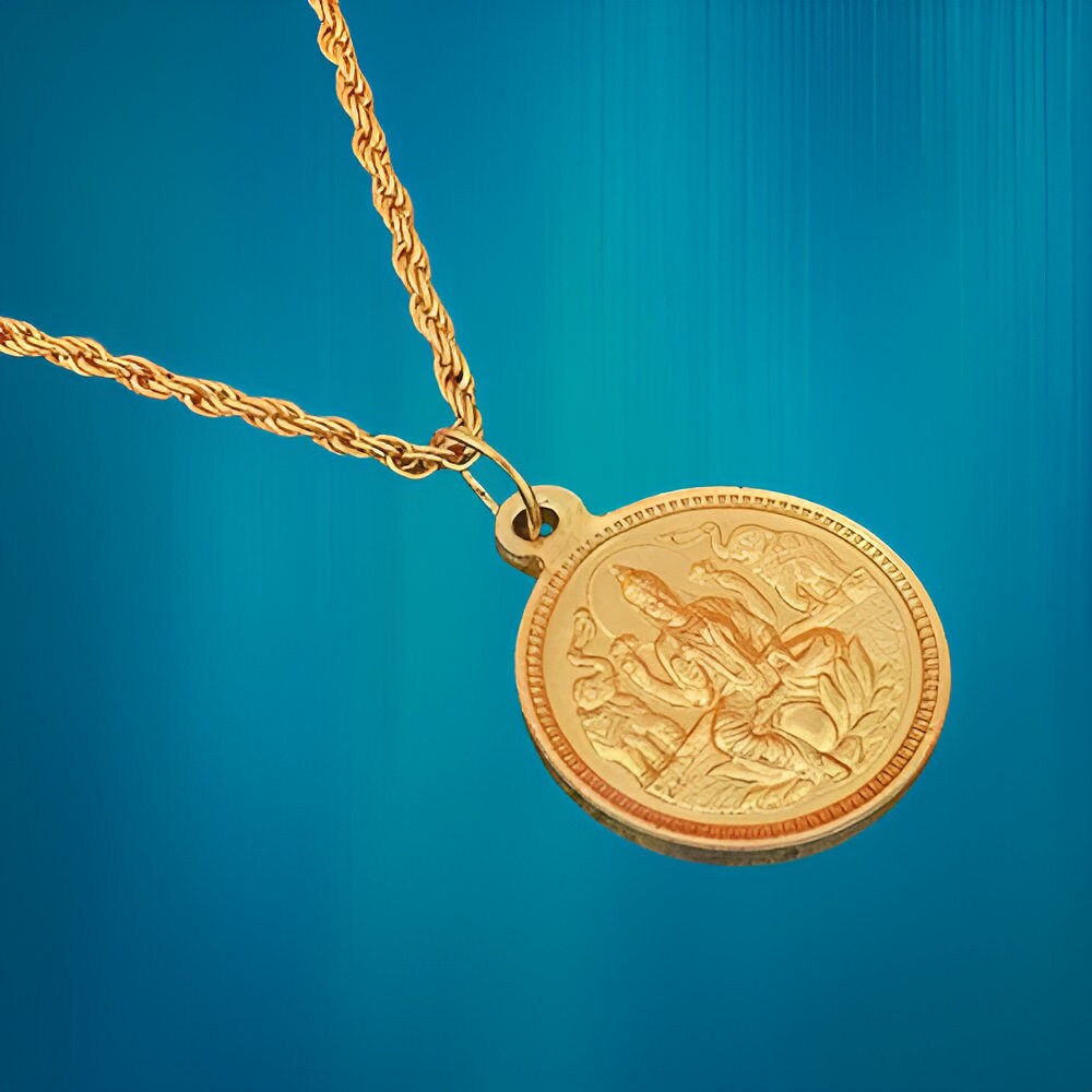 Gold Plated Devi Maa Goddess Lakshmi (laxmi Mata) Shri Yantra Kawach ...