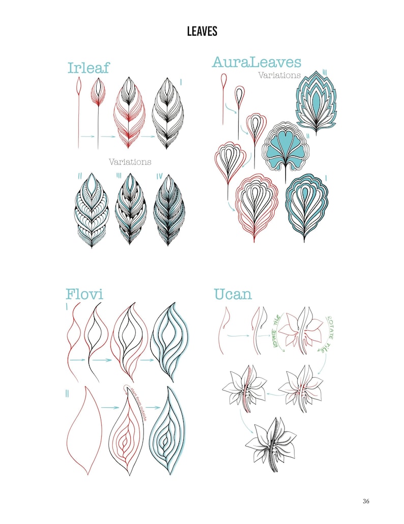 Alena Light Patterns - 156 Mandala Zentangle Doodle Designs - PDF - Etsy