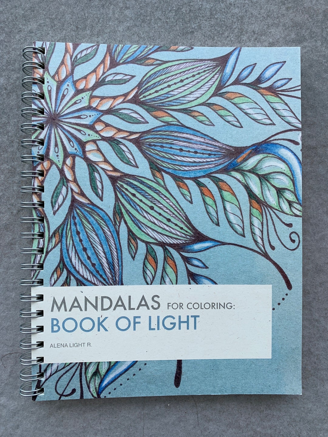 Coloring Book: Light Mandalas (travel Edition) - Etsy