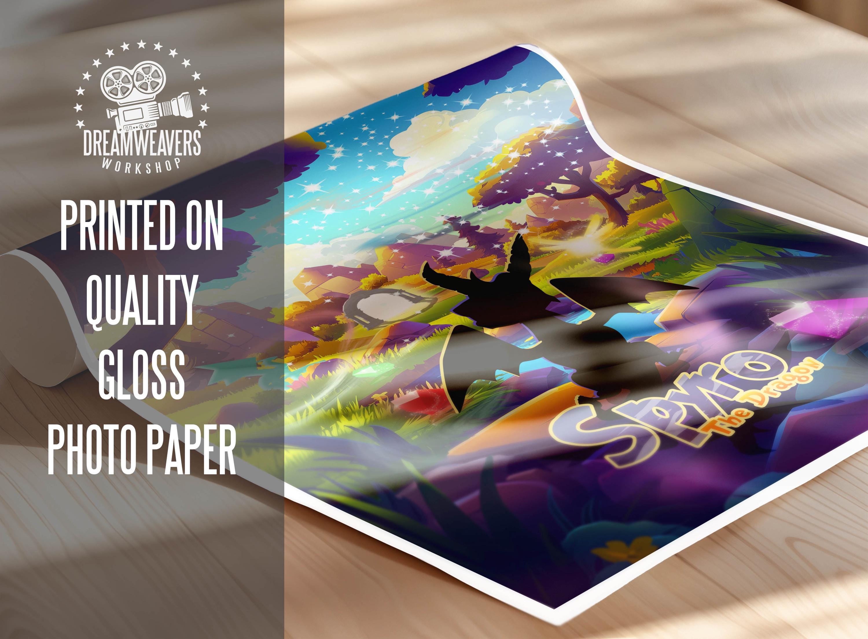 Spyro Print, Spyro the Dragon Poster, Game Print, Game Posters, Video ...