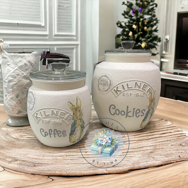 Peter Rabbit Inspired Handmade Kilner Jars Personalised Mothers Day ...