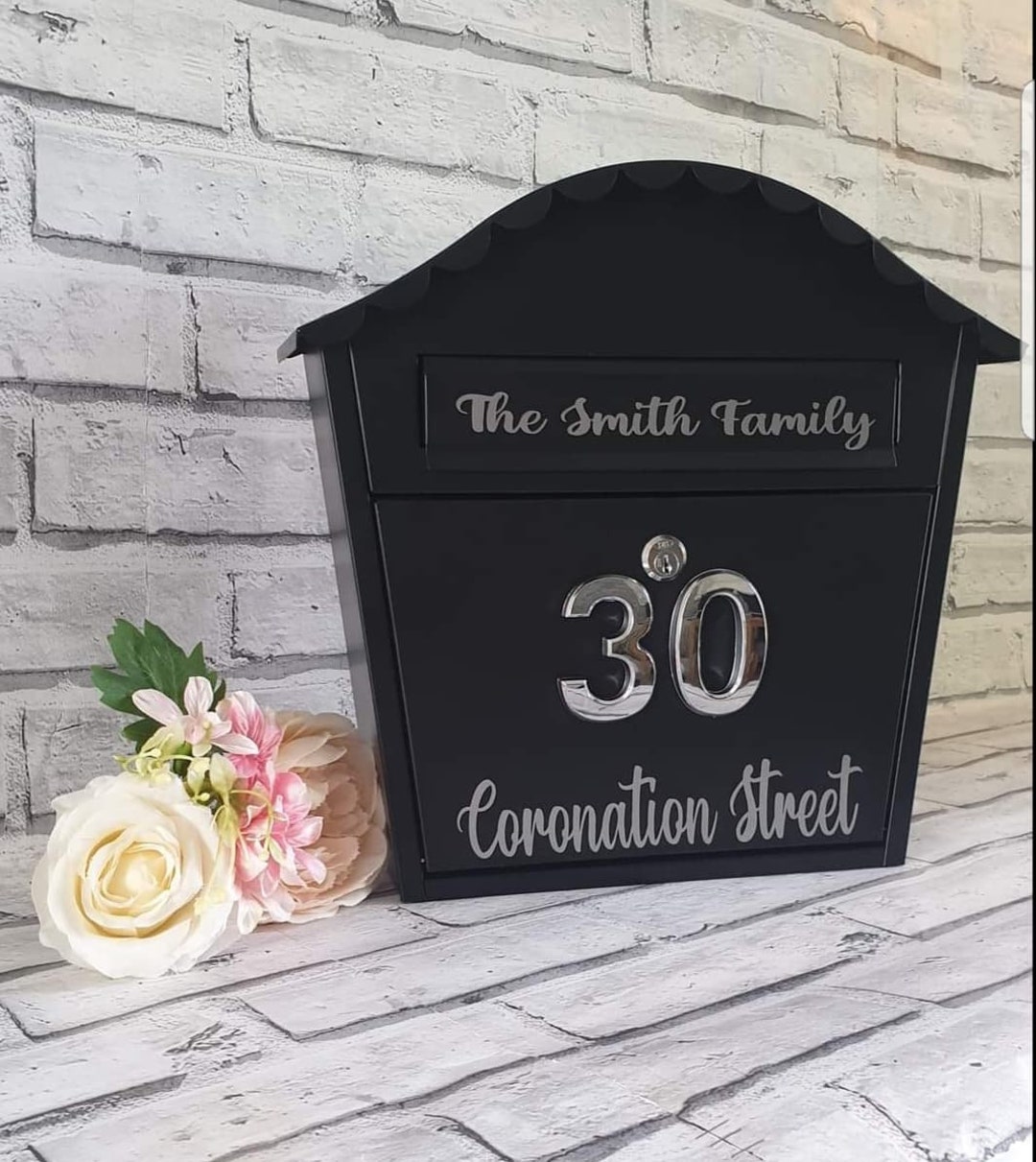 Personalised Post Box Custom Mailbox Letter Box Compact - Etsy UK