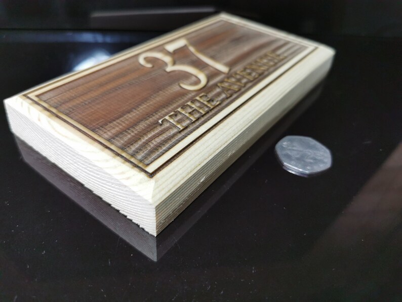 Wooden Laser Cut House Signs - Etsy UK