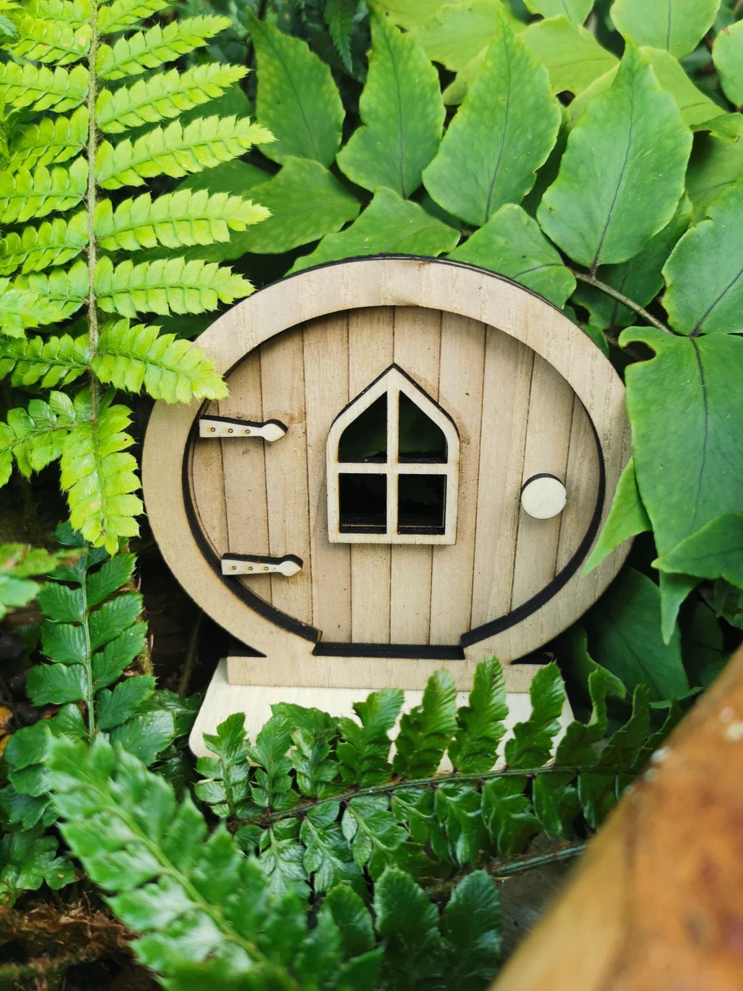 Handmade Wooden Fairy Elf Pixie Door, Magical Accessory for Fairy ...