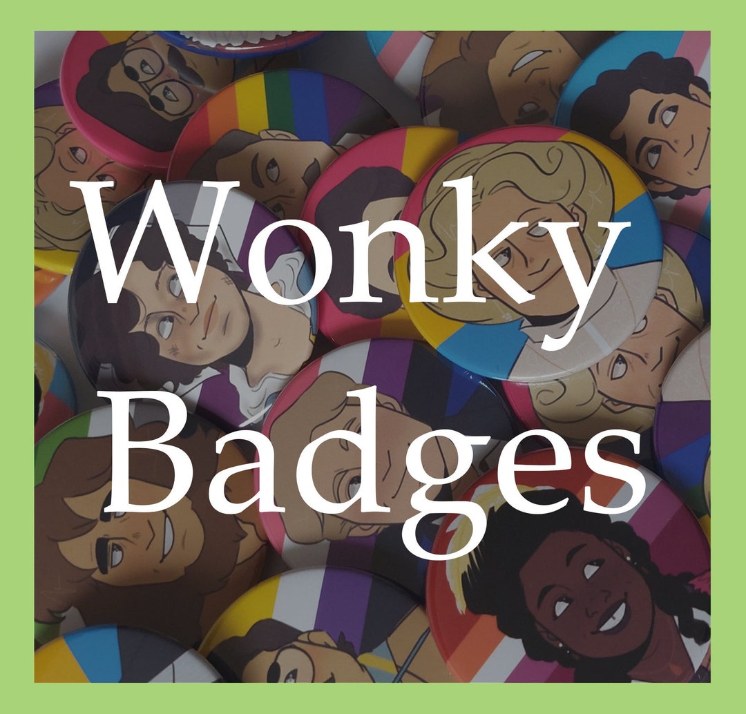Wonky Badges - Etsy