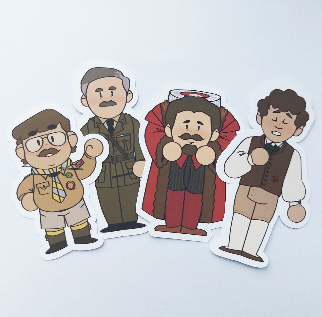 BBC Ghosts Chibi Matte Stickers - Etsy UK