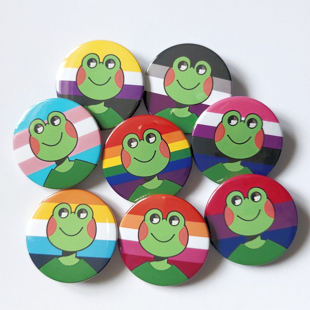 Frog Badges - Etsy