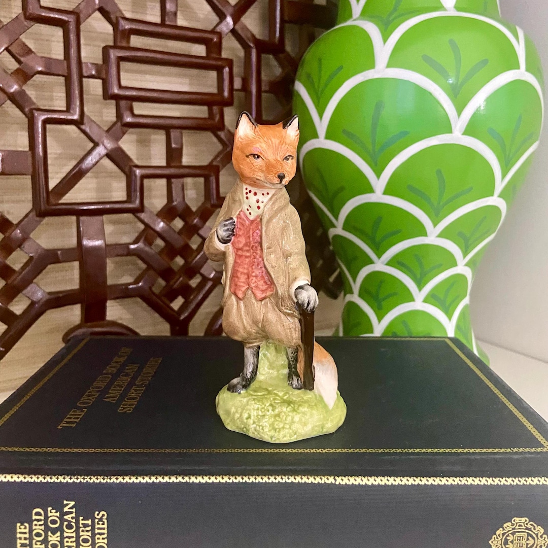 1989 Royal Albert Beatrix Potter Figurine ~ Mr Tod Fox - Etsy