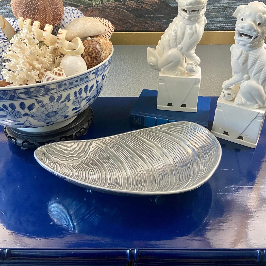 Arthur Court Footed Mussel Seashell Bowl - Etsy