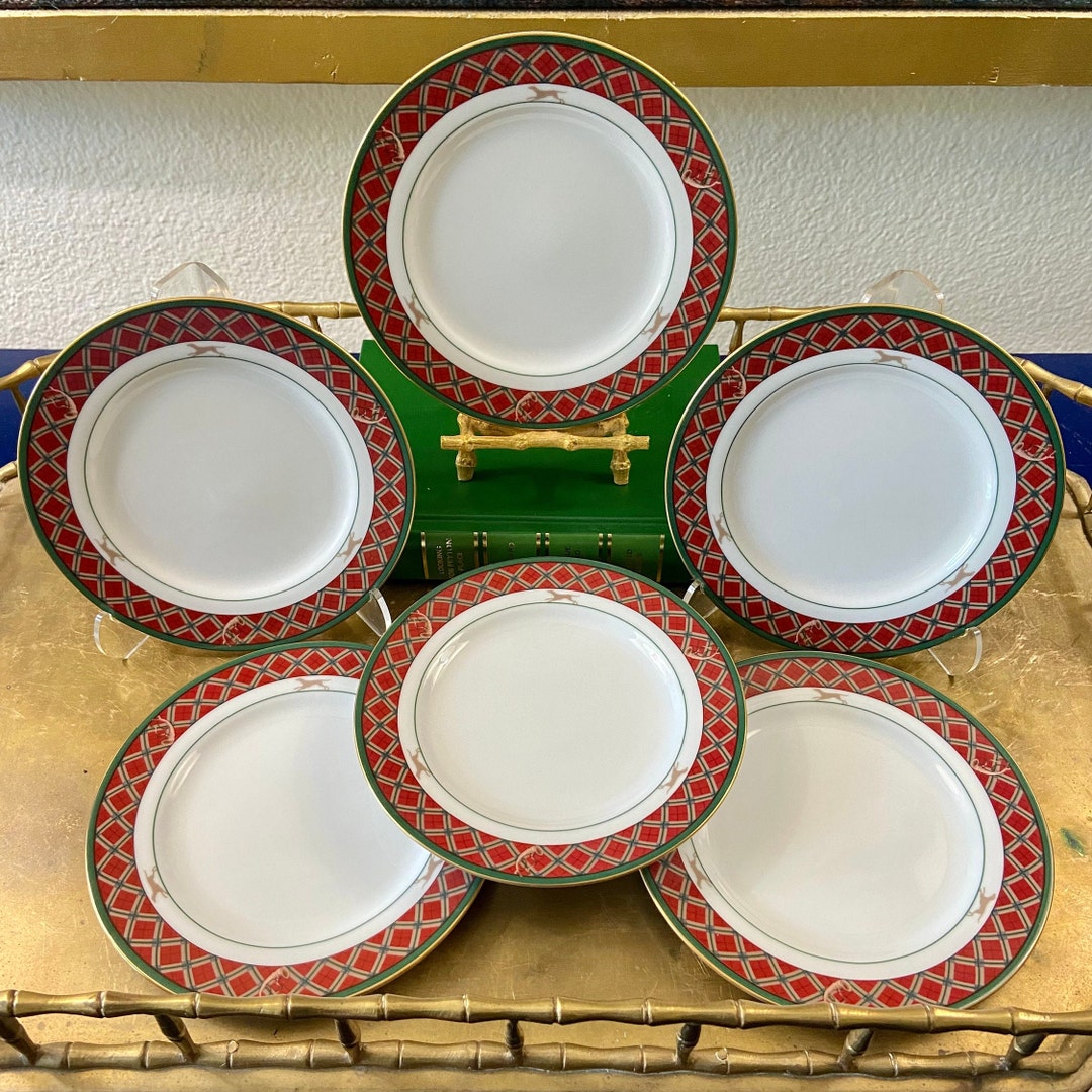 Set of 6 Noritake Royal Hunt Dessert Plates - Etsy