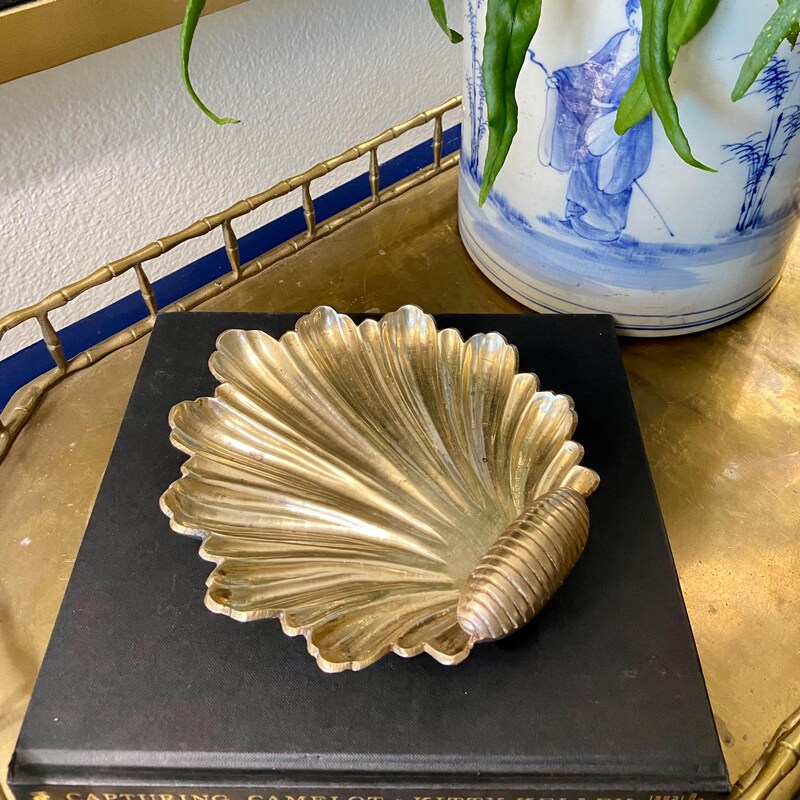 Brass Shell Dish - Etsy