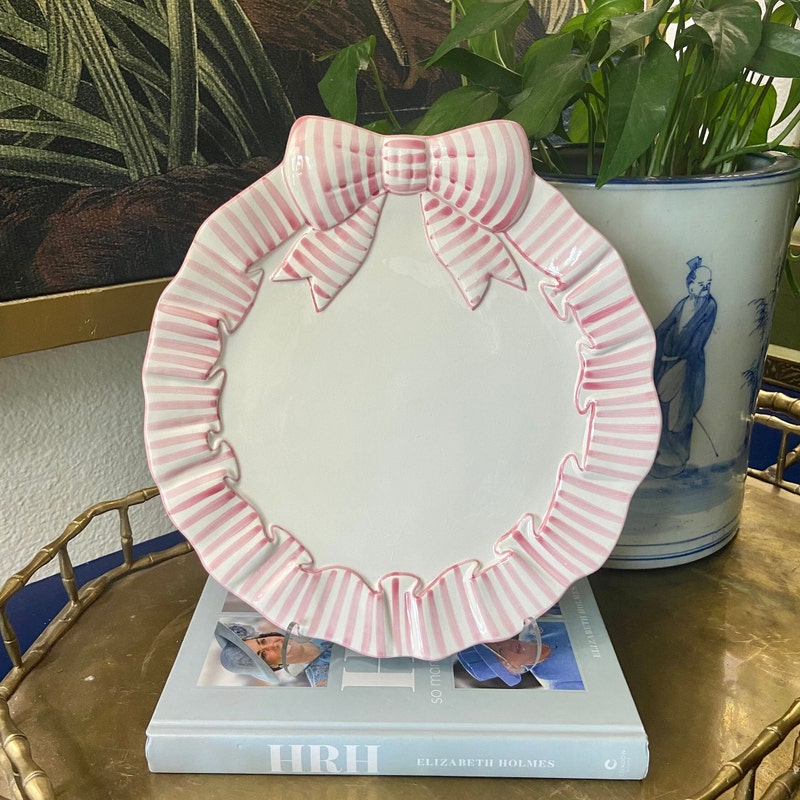 Ribbon Plate - Etsy