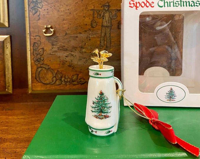 Spode Christmas Tree Golf Bag and Clubs Ornament With Box - Etsy