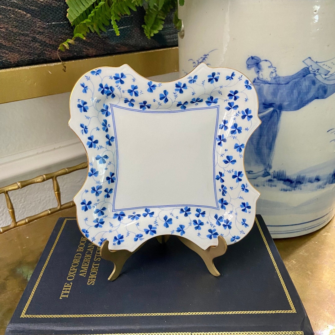 Godinger Blue Belle Porcelain Trinket Dish - Etsy