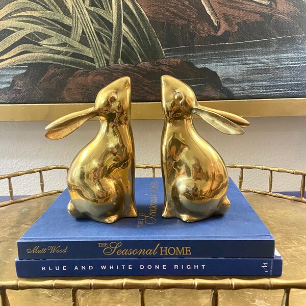 Brass Bookends - Etsy