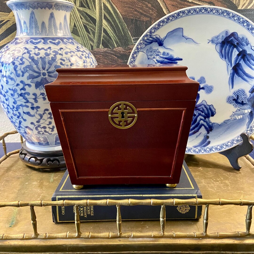 Bombay Company Chinoiserie Jewelry Box - Etsy
