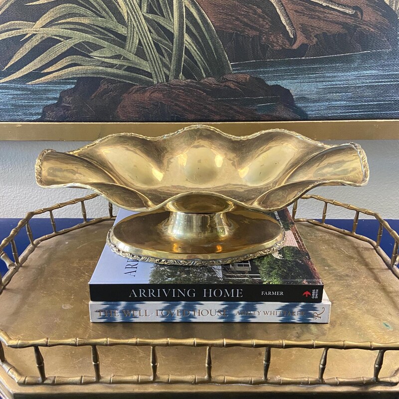 Brass Centerpiece - Etsy