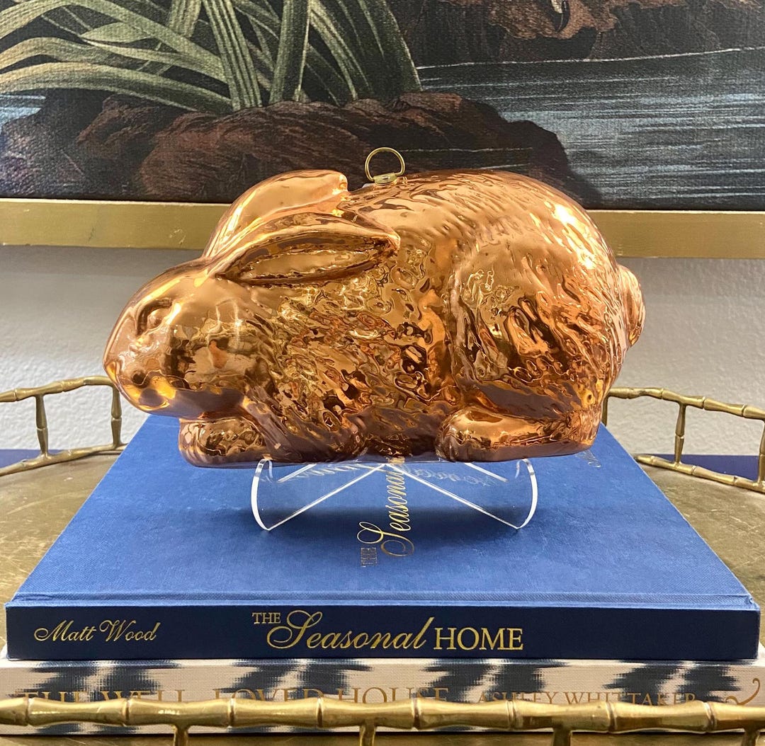 Vintage Copper Rabbit Mold Wall Decor - Etsy