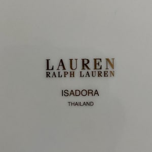 Set of 3 Ralph Lauren Isadora Plates - Etsy