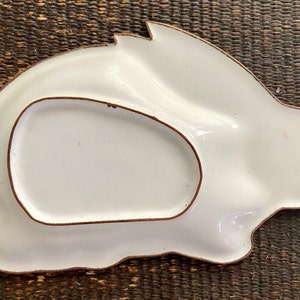 Chinoiserie Enamel Over Copper Rabbit Trinket Dish - Etsy