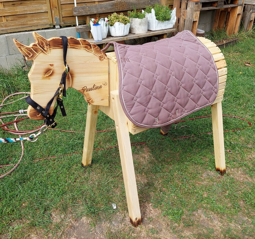 Wooden Horse Barrel Horse - Etsy