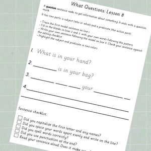 Sentence Scaffolds: Grade 2-3 - Etsy