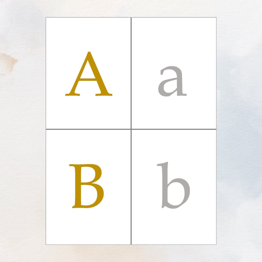 Alphabet and Phonogram Flashcards in D'nealian Print, Type, & Cursive ...